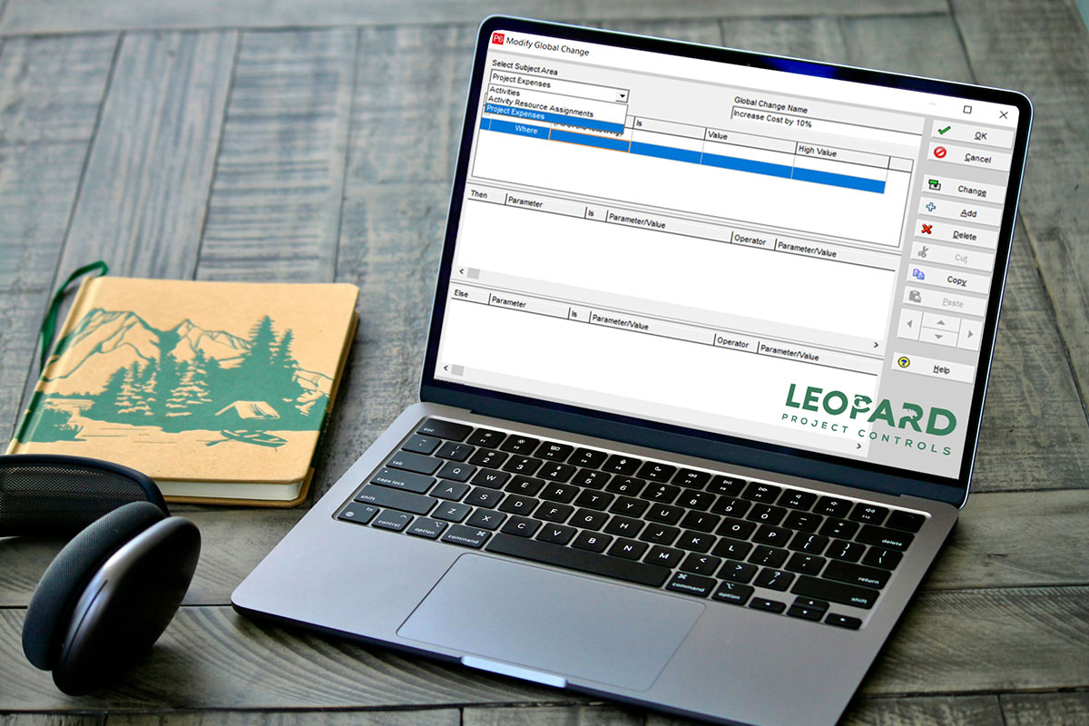 How to Use the Global Change Tool in Primavera P6 - Leopard